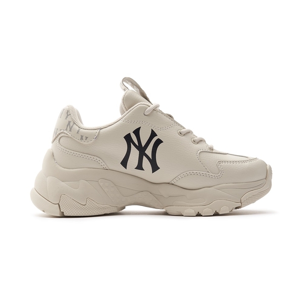 Giày MLB BigBall Chunky Monogram NY Đen 3ASHBMN3N-50BKS