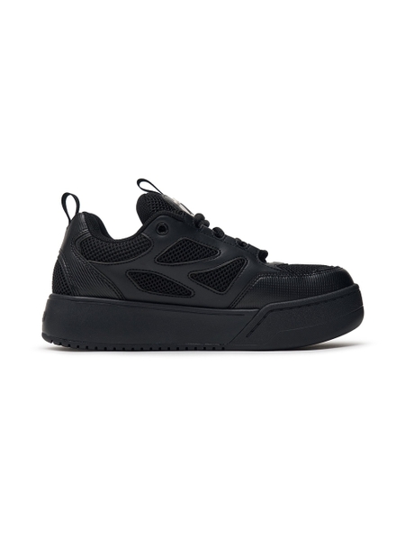 Giày MLB Chunky Wide Strike NY Black 3ASXCCW4N-50BKS
