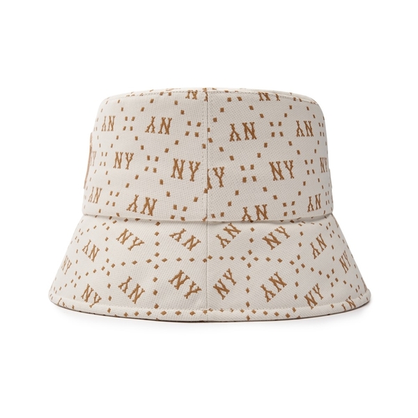 Nón MLB Dia Monogram Bucket NY D.Cream 3AHTM063N-50CRD