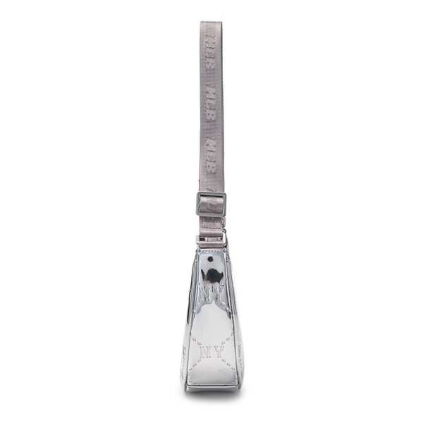 Túi MLB Diamond Embo Hobo Bag NY Silver 7ACRMD75N 50SIS