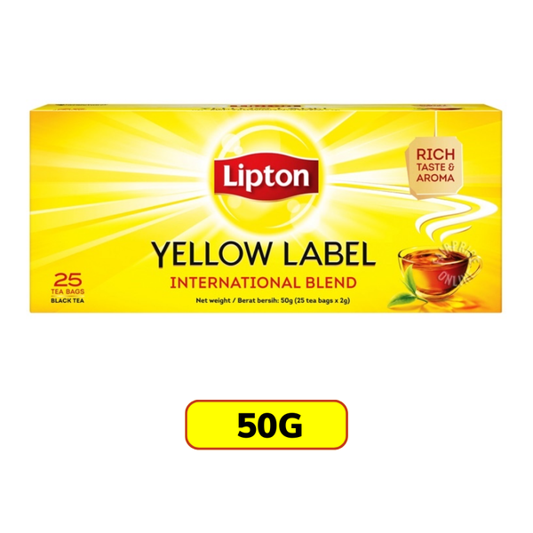 Lipton Yellow Label Black Tea Bags 50G/ 100G | BLUETHUNDER JOINT STOCK ...