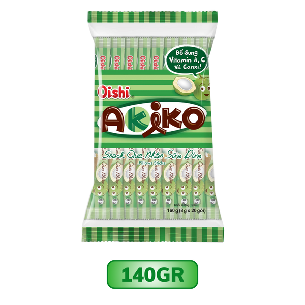 Akiko Sticks Coconut Milk flavor 7G/ 140G | BLUETHUNDER JOINT STOCK COMPANY