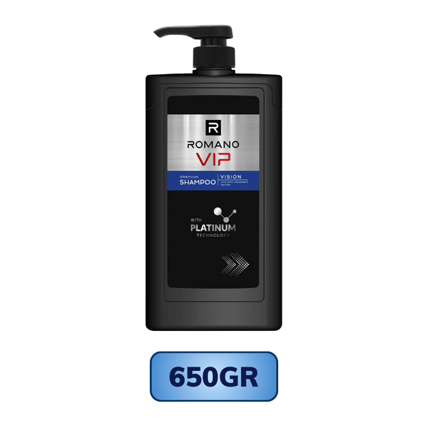 Romano VIP VISION Premium Perfume Shampoo 180GR/ 650GR | BLUETHUNDER ...
