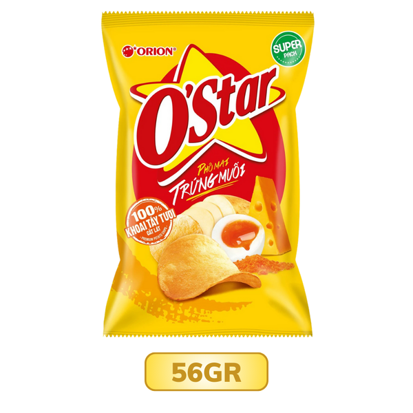 O'Star Salted Egg Cheese Flavor Potato Snack 32G/ 56G/ 90G ...