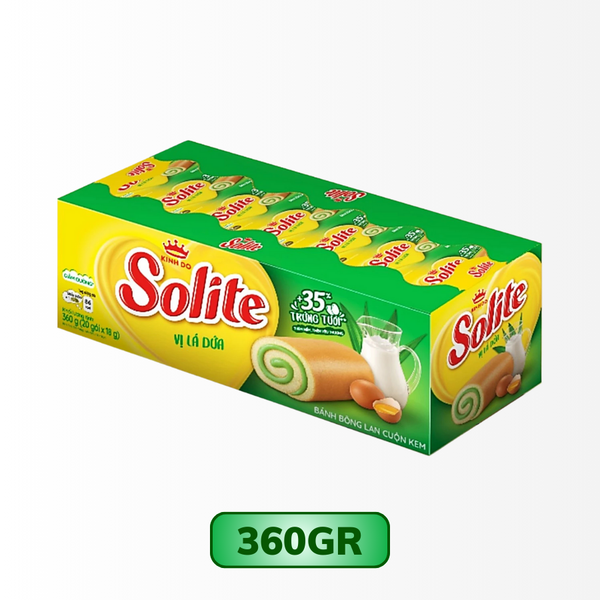 Solite Layered Pandan Cream Roll Cake Box 180G/ 360G | BLUETHUNDER ...
