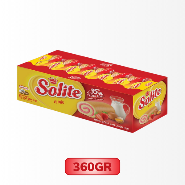 Solite Layered Strawberry Cream Roll Cake Box 180G/ 360G | BLUETHUNDER ...