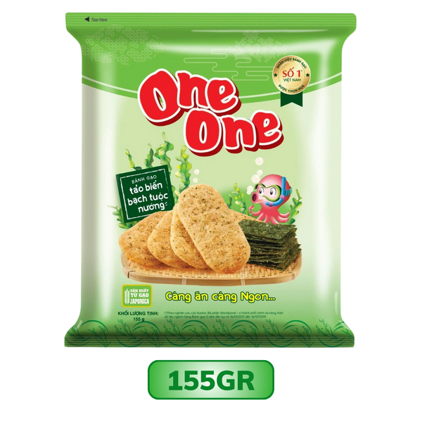 One One Grilled Octopus Seaweed Flavored Rice Crackers 104G/ 155G ...