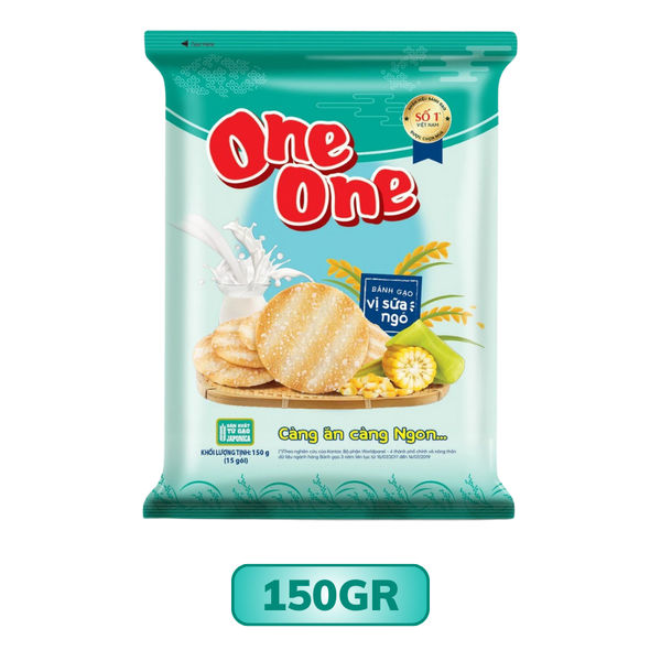 One One Corn Milk Flavored Rice Crackers 120G/ 150G | BLUETHUNDER JOINT ...