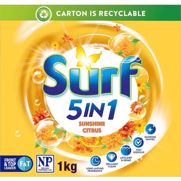 Surf Detergent Powder Sunshine 1Kg | BLUETHUNDER JOINT STOCK COMPANY