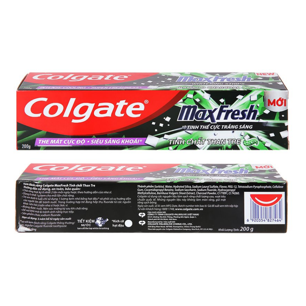 Colgate Maxfresh Charcoal Toothpaste 180g | BLUETHUNDER JOINT STOCK COMPANY