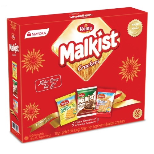 Roma Malkist Crackers Assorted 390g | BLUETHUNDER JOINT STOCK COMPANY