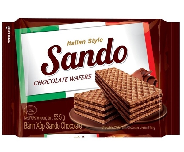 Sando Chocolate Wafers 48g | BLUETHUNDER JOINT STOCK COMPANY