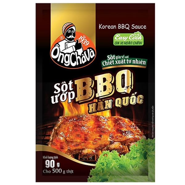 Ong Cha Va Easy Cook Korean BBQ Sauce Pack 90gr | BLUETHUNDER JOINT ...