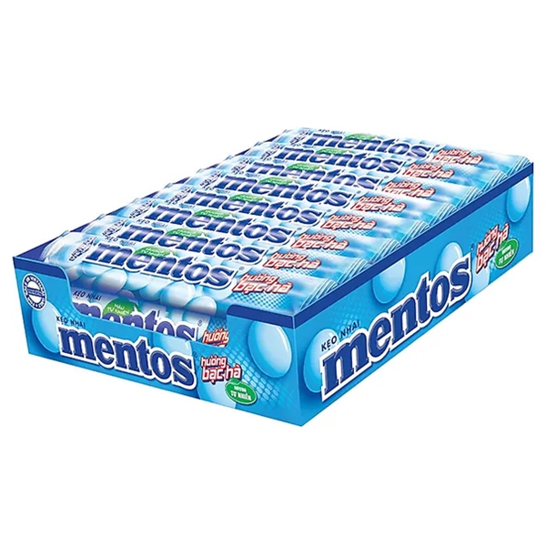 Mentos Peppermint Flavored Chewy Candy 480g (30g x 16) | BLUETHUNDER ...