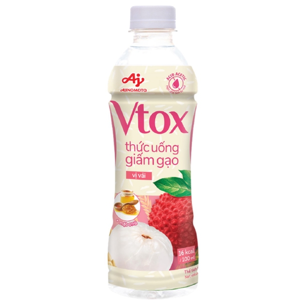 Vtox Rice Vinegar Drink - Lychee Flavor 100ML | BLUETHUNDER JOINT STOCK ...