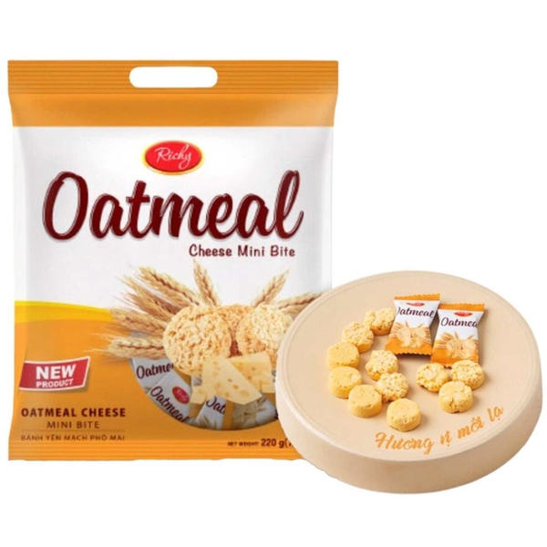 Richy Oatmeal Cake - Cheese Flavor 220g | BLUETHUNDER JOINT STOCK COMPANY