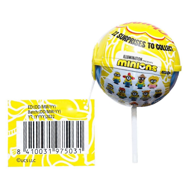 Chupa Chups Surprise Strawberry Lollipop 12g (Minions) | BLUETHUNDER ...