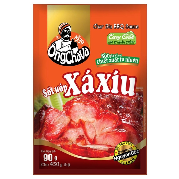 Ong Cha Va Easy Cook Char Siu BBQ Sauce Pack 90gr | BLUETHUNDER JOINT ...