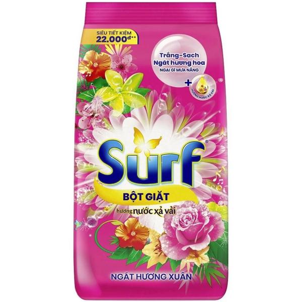 Surf Spring Scent Fabric Softener Laundry Detergent Washing Powder 5 ...