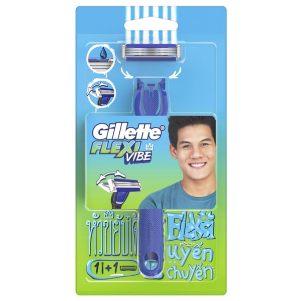 Gillette Flexi Vibe Razor 1UP | BLUETHUNDER JOINT STOCK COMPANY