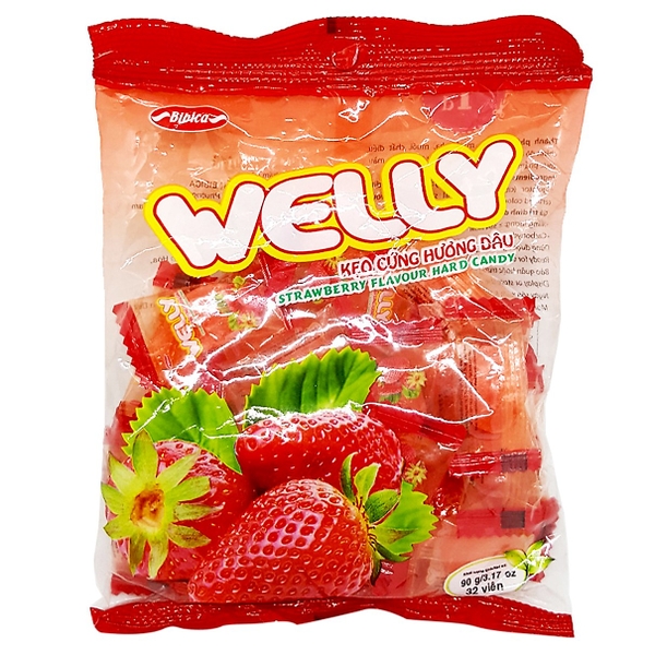 Welly Hard Candy Strawberry 70g | BLUETHUNDER JOINT STOCK COMPANY