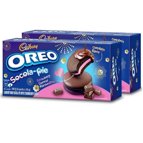 OREO Pie Strawberry Flavor 180g | BLUETHUNDER JOINT STOCK COMPANY