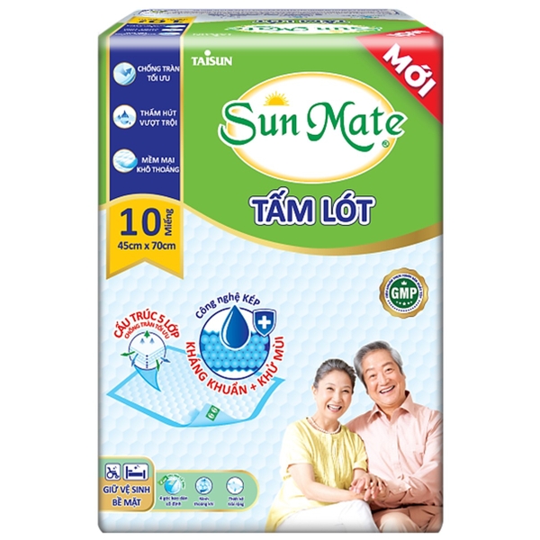 SunMate Liner Pad 10pads (45x70cm) | BLUETHUNDER JOINT STOCK COMPANY