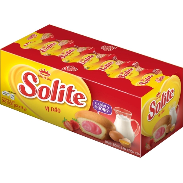 Solite Round Strawberry Cake Box 360g | BLUETHUNDER JOINT STOCK COMPANY