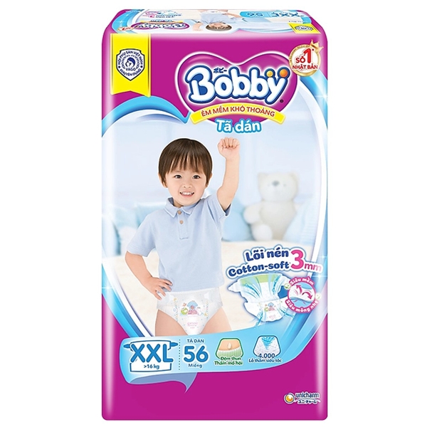 Bobby Soft And Dry Tape Diapers XXL56
