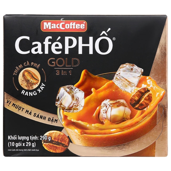 MacCoffee Café Pho Gold 3in1 Milk Coffee 290g | BLUETHUNDER JOINT STOCK ...