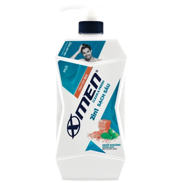 X-Men Clean Fresh 2-in-1 Shampoo And Body Wash Deep Cleansing 630g ...