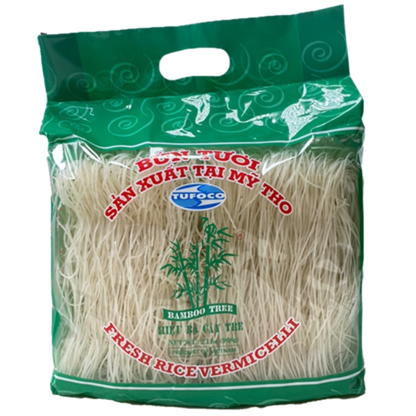 Bamboo Tree Fresh Rice Vermicelli 908g (Bún Tươi Hiệu Ba Cây Tre 908g ...