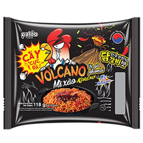 Volcano Spicy Cheese Chicken Flavor Noodles 118g | BLUETHUNDER JOINT ...