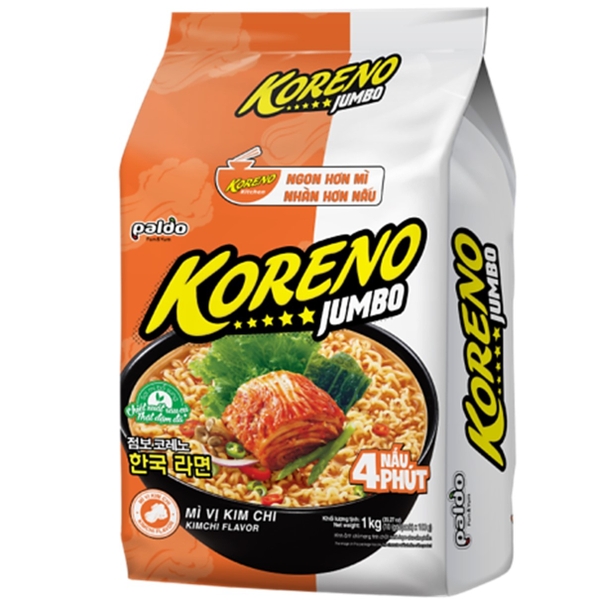 Koreno Jumbo - Kimchi Flavor 10 Packs 100g | BLUETHUNDER JOINT STOCK ...