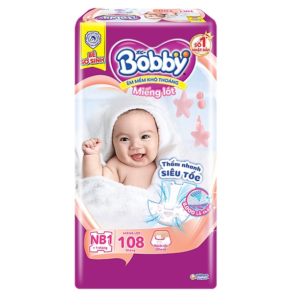 Bobby Diaper Liner NB1 108