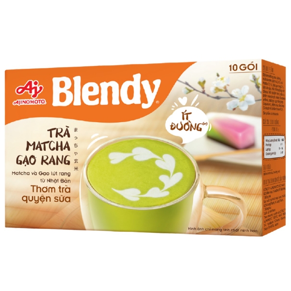 Blendy Matcha Genmai 160gr - 10 Packs | BLUETHUNDER JOINT STOCK COMPANY