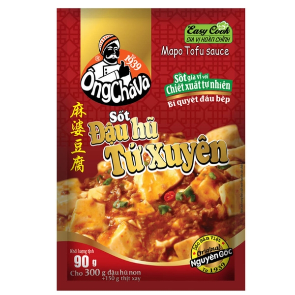Ong Cha Va Easy Cook Mapo Tofu Sauce Pack 90gr | BLUETHUNDER JOINT ...