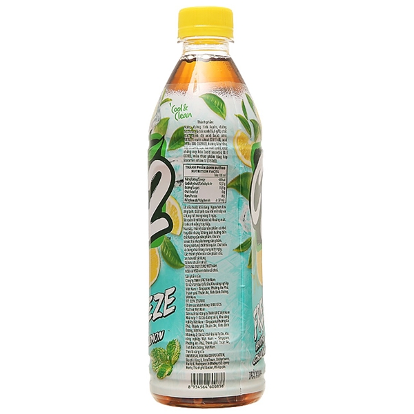 C2 Freeze Green Tea with Lemon and Peppermint Flavor 455ml ...