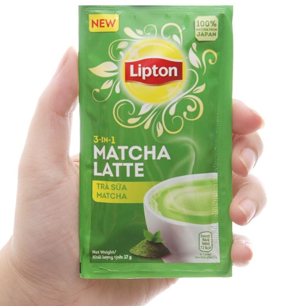 Lipton Matcha Milk Tea 100% Japanese Matcha 8 Packs | BLUETHUNDER JOINT ...