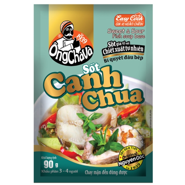 Ong Cha Va Sweet & Sour Soup Base Pack 90gr | BLUETHUNDER JOINT STOCK ...
