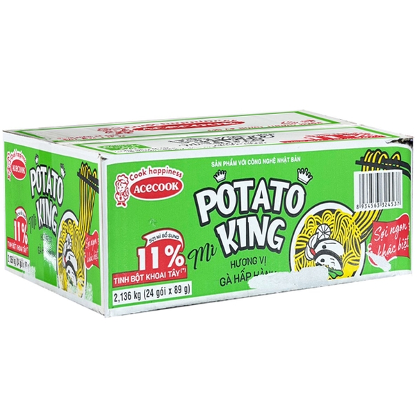 Acecook - Potato King Instant Noodles Chicken Hotpot with Áian Basil ...