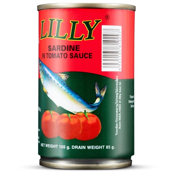 Lilly Canned Mullet Fish in Tomato Sauce 155g | BLUETHUNDER JOINT STOCK ...