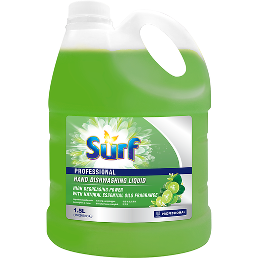 Surf Professional Hand Dishwashing Liquid Lime 9x1.5l | BLUETHUNDER ...