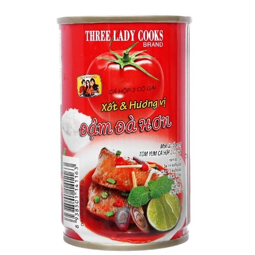 Three Lady Cooks Sardines in Tomato Sauce Spoon Open-(155g x 100 can ...