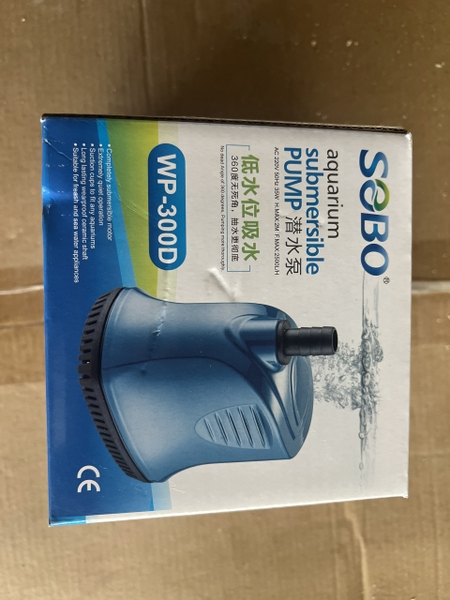 Máy bơm chìm bể cá SOBO hút cặn đáy bơm hồ koi sobo WP 300D minikoifarm