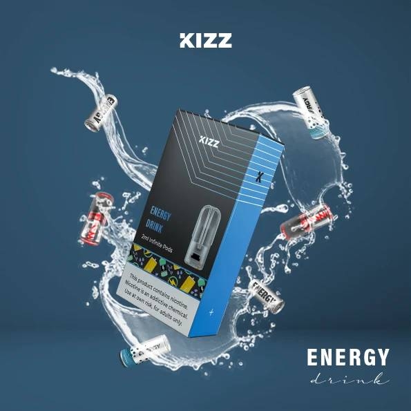 KIZZ Infinite Pods (2ml) Energy Drink (Tăng lực) | Pod vị Kizz Infinite ...