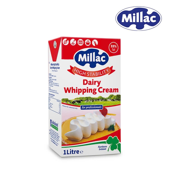 Whipping Cream Millac High Stability Dairy 1Lít