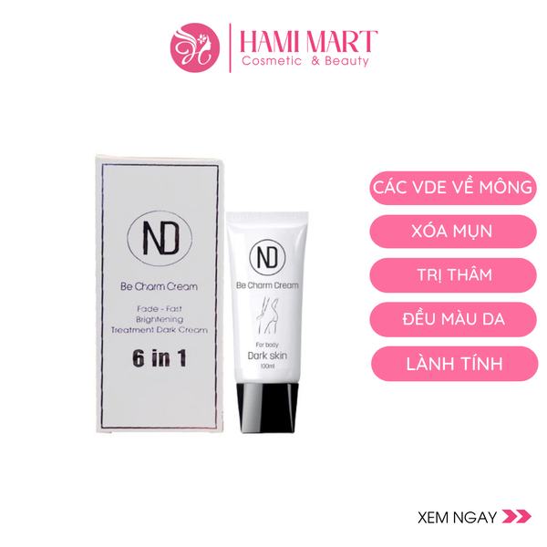 Tìm hiểu về kem trị thâm mông be charm cream và cách sử dụng