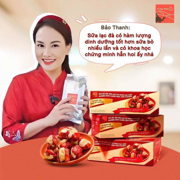 Kẹo Táo Đỏ Kẹp Sữa Lạc Đà TAKLA Thơm Ngon, Béo Ngậy