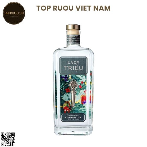Gin Lady Triệu - 700ml - 43% - Việt Nam